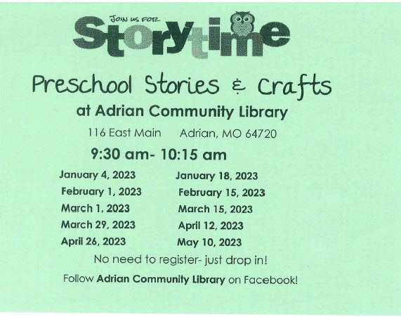 Police Department | City of Adrian, Missouri