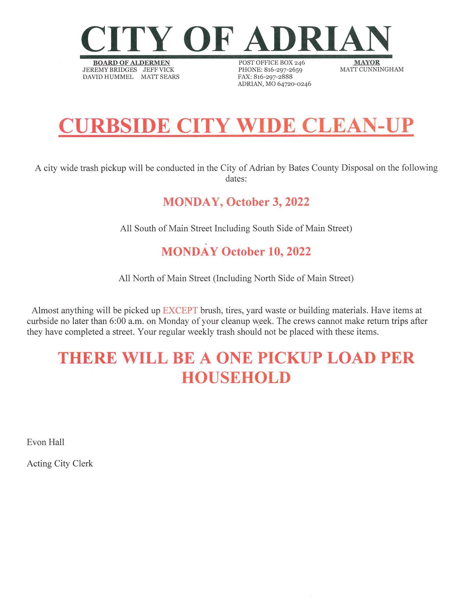 Home | City of Adrian, Missouri